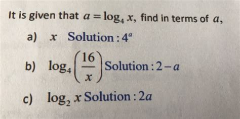 Solved Simplify The Following Expressions Log 8log
