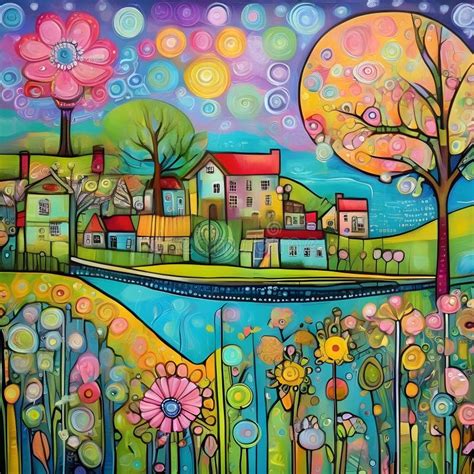 Image Of The Karla Gerard Beautiful Painted The Freshness And Renewal