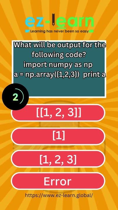 🧠 Data Science Starter Understanding Numpy Arrays 🚀 Ezlearnglobal Youtube