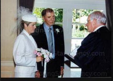 Burt Lancaster And Susan Martin Wedding 1990 Celebrity Wedding Photos