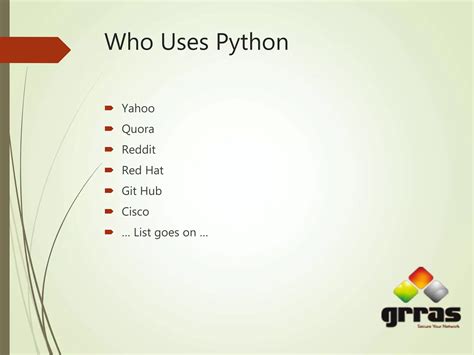 Python Programming Ppt Ppt Programming Languages Computing