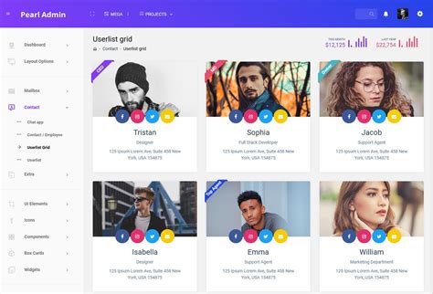 Userlist Grid Multipurpose Themes
