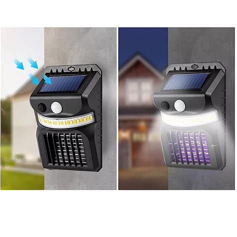 5 In 1 Mosquito Zapper Motion Sensor Light Milex 5 In 1 Solar