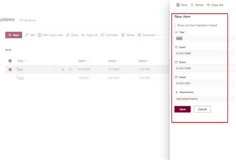 Date Field Validation On SharePoint OOTB List SharePoint Stack Exchange