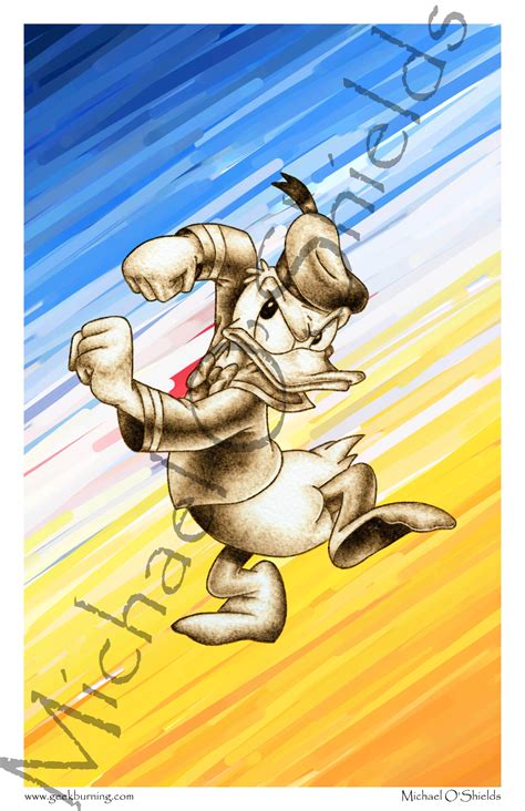Donald Duck Art Print