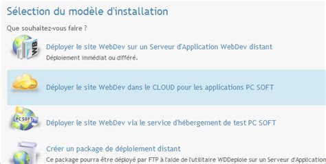 Pcscloud D Ployer Un Site Webdev