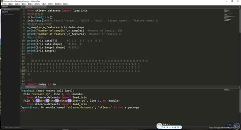 importerror no module named sklearn datasets sklearn is not a