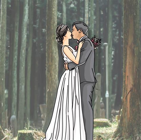 커플일러스트 일러스트 포트폴리오 크몽