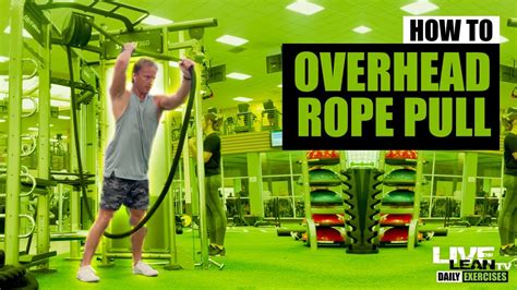 Vertical Rope Pull Exercise Benefits At Jesse Mcmorrow Blog