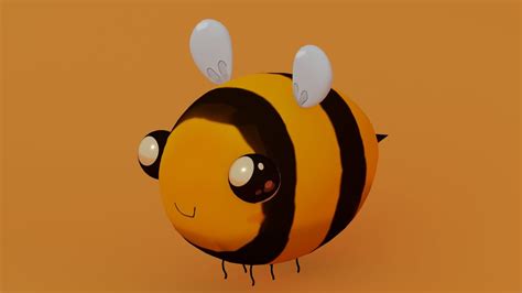 Blender 2 9 Bee 3d Modeling Time Lapse Youtube