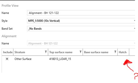 Geotechnical Module Hatch Profile Autodesk Community