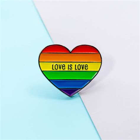 Love Is Love Pride Lgbtq Enamel Pin Moonmoli