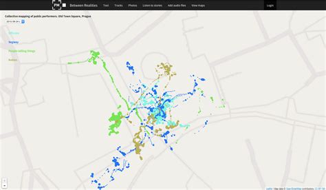 Between Realities Digital Performative Mapping