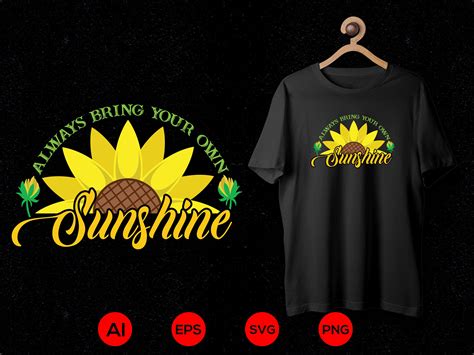 Sunflower T Shirt Design 12 Graphic By Nishatahmmadbd61 · Creative Fabrica