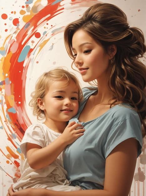 El Verdadero Amor De La Maternidad Madre E Hijo Para El D A De La Madre Foto Premium