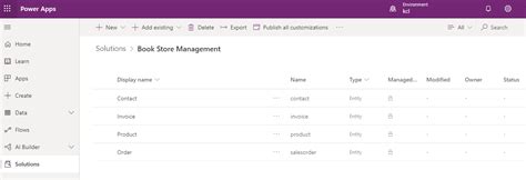 Sample Model Driven App In Dynamics 365 In Details Book Store Management Softchief Learn