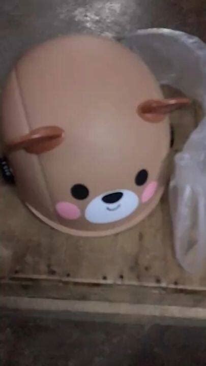 หมวกกันน็อคเด็ก หมวกนิรภัย หมวกกันน็อคมอเตอร์ไซค์ หมวกป้องกันอันตราย ระบายอากาศ ลายการ์ตูนน่ารัก