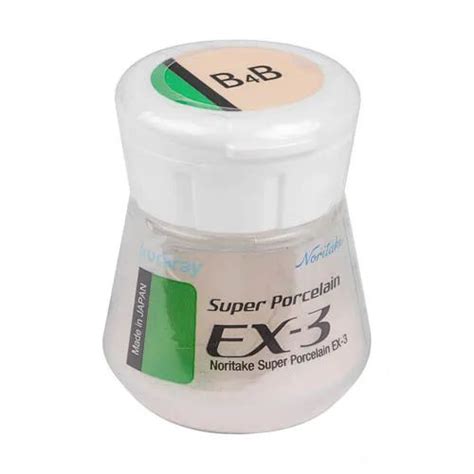 Масса керамическая для металлокерамики Ex 3 Норитаки Noritake Дентин B4b 10 гр купить на