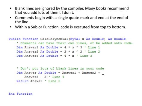 PPT VB Code Basics PowerPoint Presentation Free Download ID