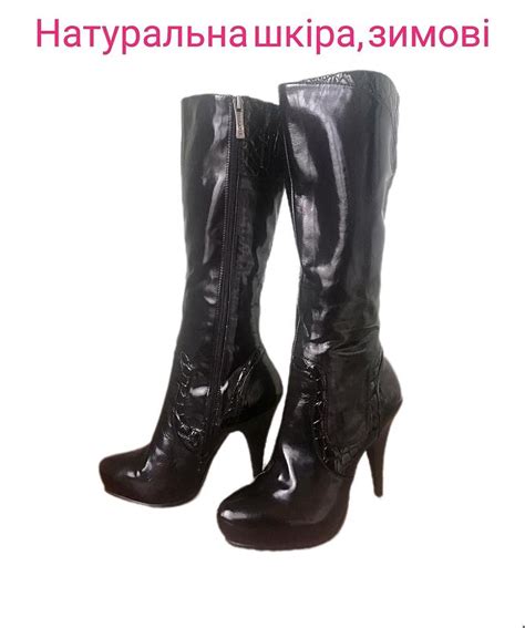 Чобітки натуральна шкіра зимові — ціна 3000 грн у каталозі Чоботи Купити жіночі речі за