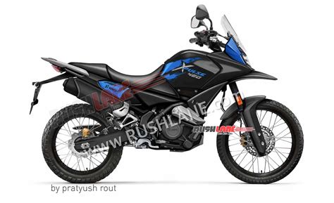 Hero Xpulse Cc Render Based On Spy Shots Himalayan Ktm Rival