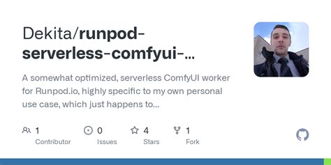 Github Dekitarunpod Serverless Comfyui Worker A Somewhat Optimized