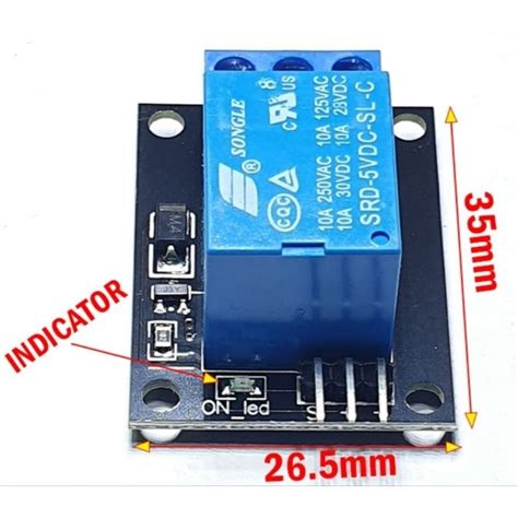 Jual Relay Modul Ky 019 Utk Arduino Dan Rangkaian Saklar 5v 220v