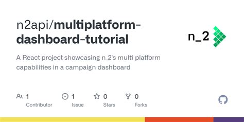 GitHub N2api Multiplatform Dashboard Tutorial A React Project