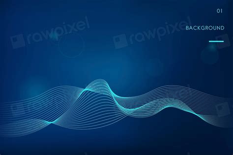 Data Visualization Dynamic Wave Pattern Premium Vector Rawpixel