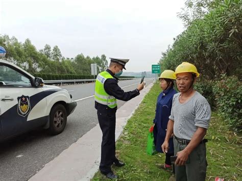 为走捷径徒步上高速 危险！ 有驾