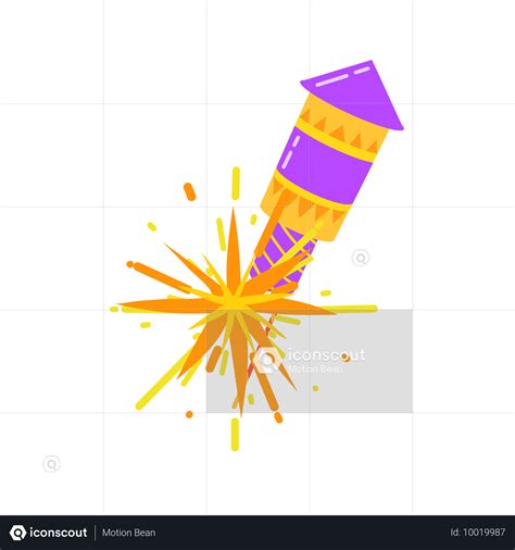 Colorful Rocket Cracker Animation By Motion Bean Lottiefiles