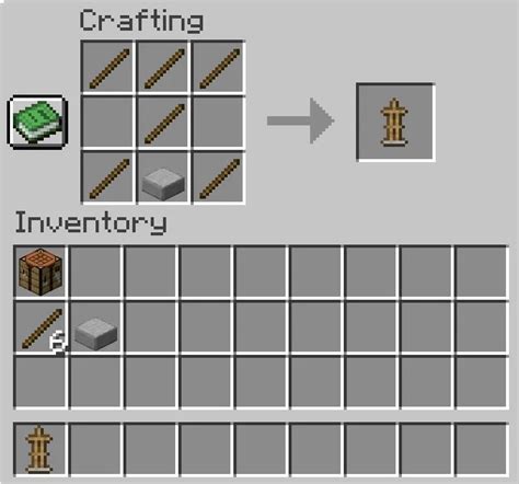 Создание стойки для брони в Minecraft пошаговое руководство