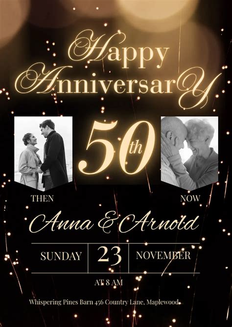 50th Wedding Invitations 60 Photos