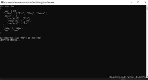 【c】c操作jsoncpp（写、读、解析）jsoncpp从0到1配置步骤c类实现存储和解析json文件的功能 Csdn博客
