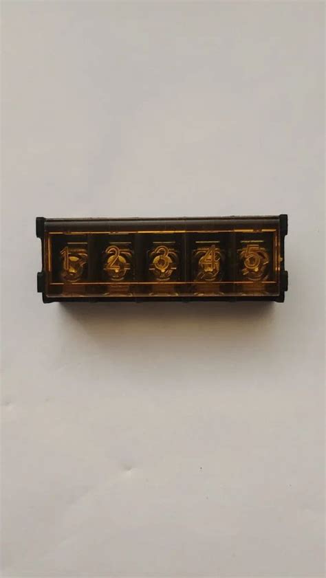 Tw Bt 8 25mm 5 Pin Cover Barrier Terminal Block Connector At ₹ 11 25 Piece Terminal Block