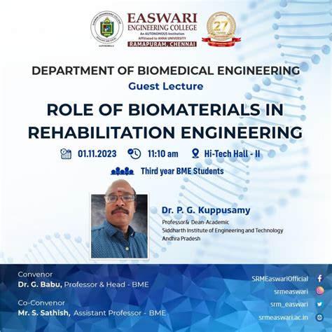Biomedical Engineering Srm Easwari Engineering College