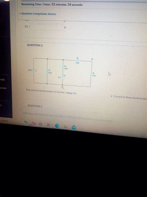 solved use me superposition principle to find voltages v1