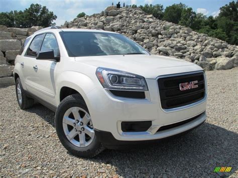 2015 White Diamond Tricoat Gmc Acadia Sle 99201349 Photo 14