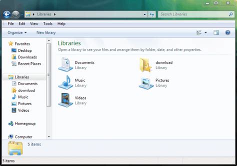 Use Windows Libraries To Quickly Load And Save Files GHacks Tech News