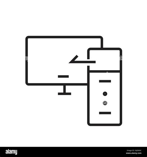 Responsive Design Icon Simple Flat Vector Symbol Outline Collection Set Logo Stock Vector Image