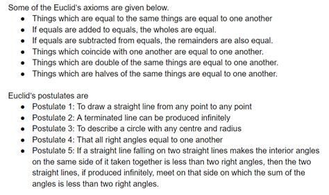 AP Board Class Maths Chapter The Elements Of Geometry Definitions And More