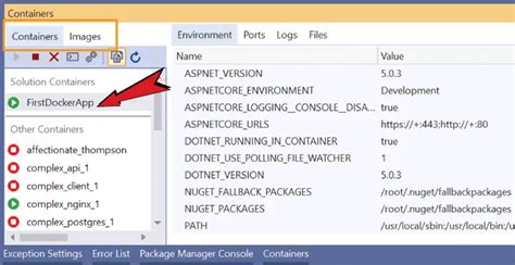 Create First Aspnet Core App In A Docker Container
