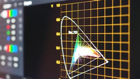 Premium Photo Color Grading Graph Or Rgb Colour Correction Indicator On Monitor