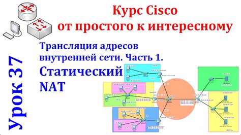 Урок 37 Cisco Packet Tracer Настройка статического Nat в сети с Vlan Youtube