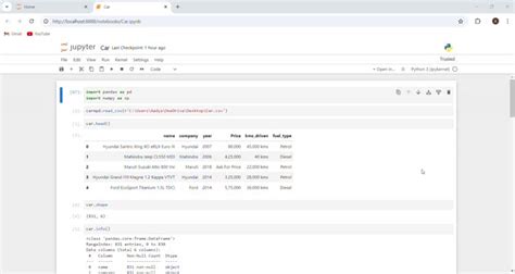 Aadya Mohan On Linkedin Completed Task 2 Of Developing A Car Price Predictive Model Using