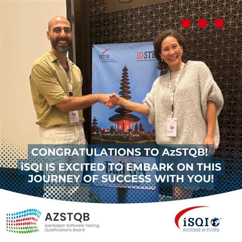 Congratulations To Azstqb Azerbaijan Software Testing Qualifications Board Isqi Is Thrilled