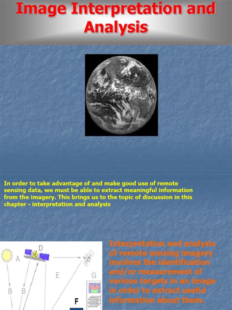 Part4 Remotesensing Parameter Image And Processing Pdf Image