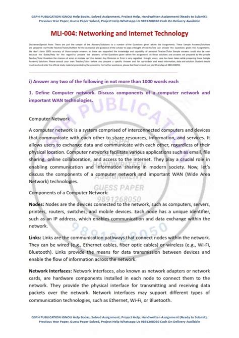 IGNOU MLI Solved Assignment Jan July English Medium IGNOU Solved Assignment