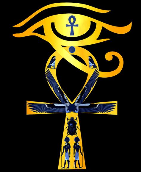 Ankh Life Eternal Symbol Ancient Egyptian Hieroglyphics Meaning Of