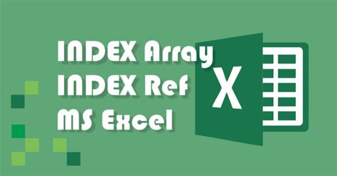 Rumus Excel Index Array Dan Index Reference Serta Contohnya